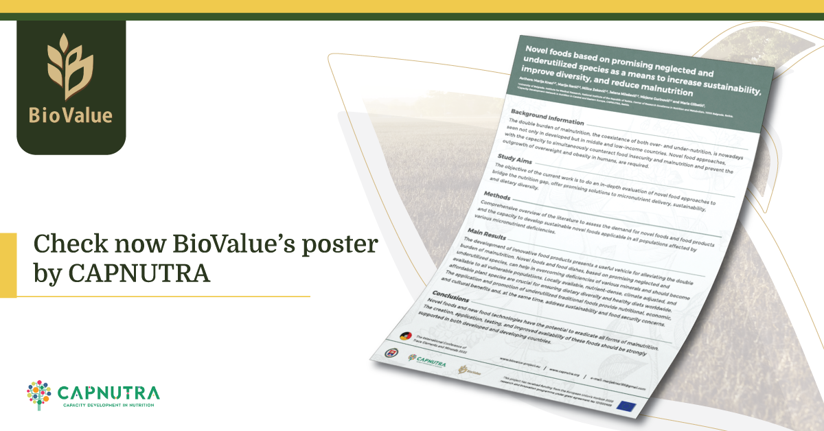 Check BioValue's Poster by CAPNUTRA - BioValue