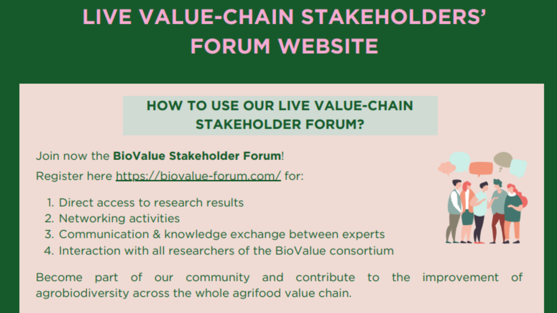 Boosting Agro-Food Value Chains for Sustainable Gains: BioValue ...
